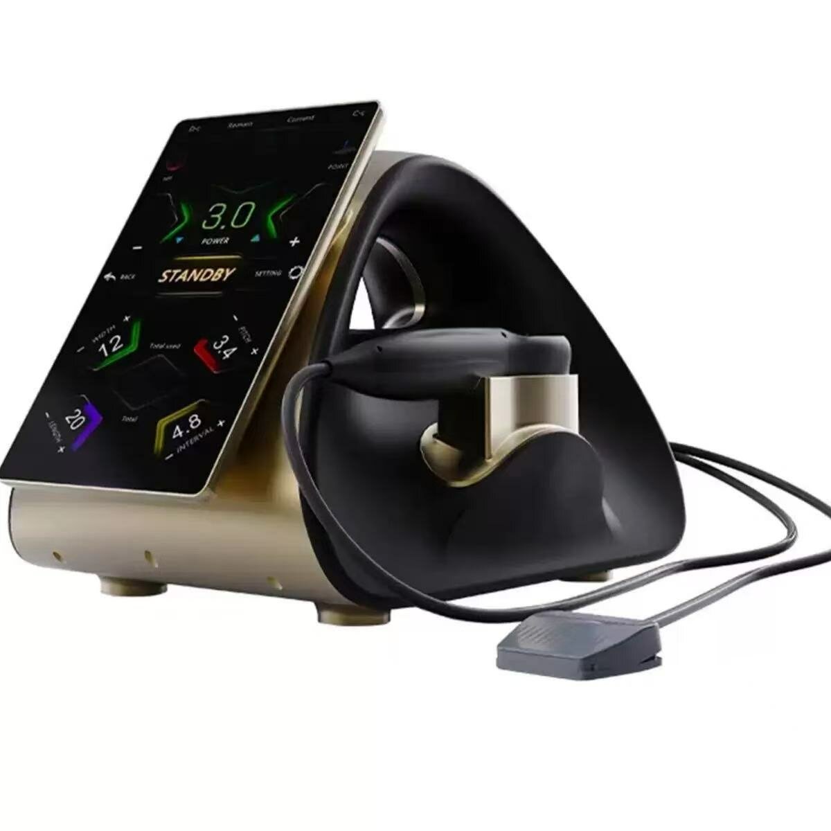 Косметологический аппарат для лифтинга лица c технологиями (HIFU) RF EMS