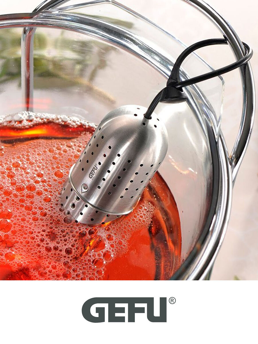 Сито для специй Gefu Густо, 13 х 4,8 см, нержавеющая сталь, серебристый