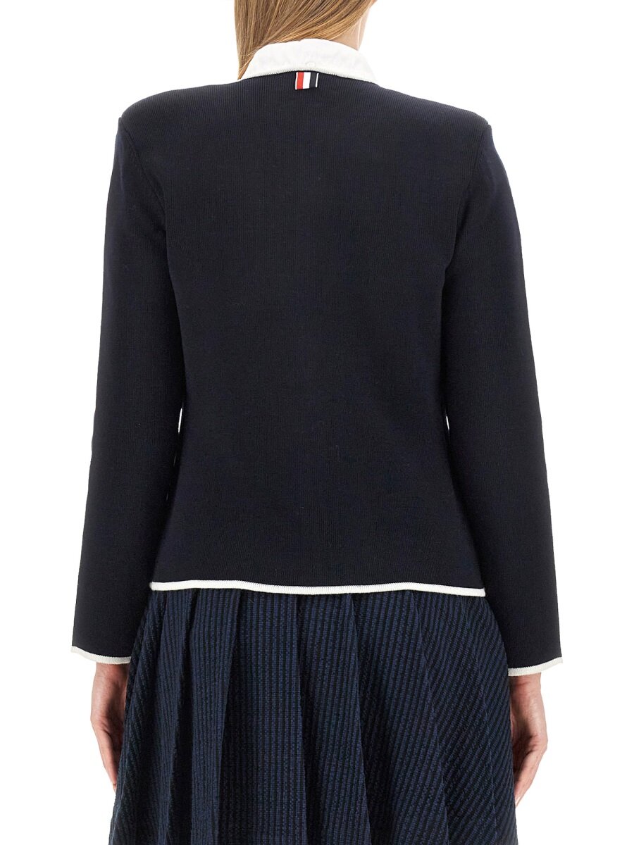 Куртка THOM BROWNE, размер 42, синий — фото 1