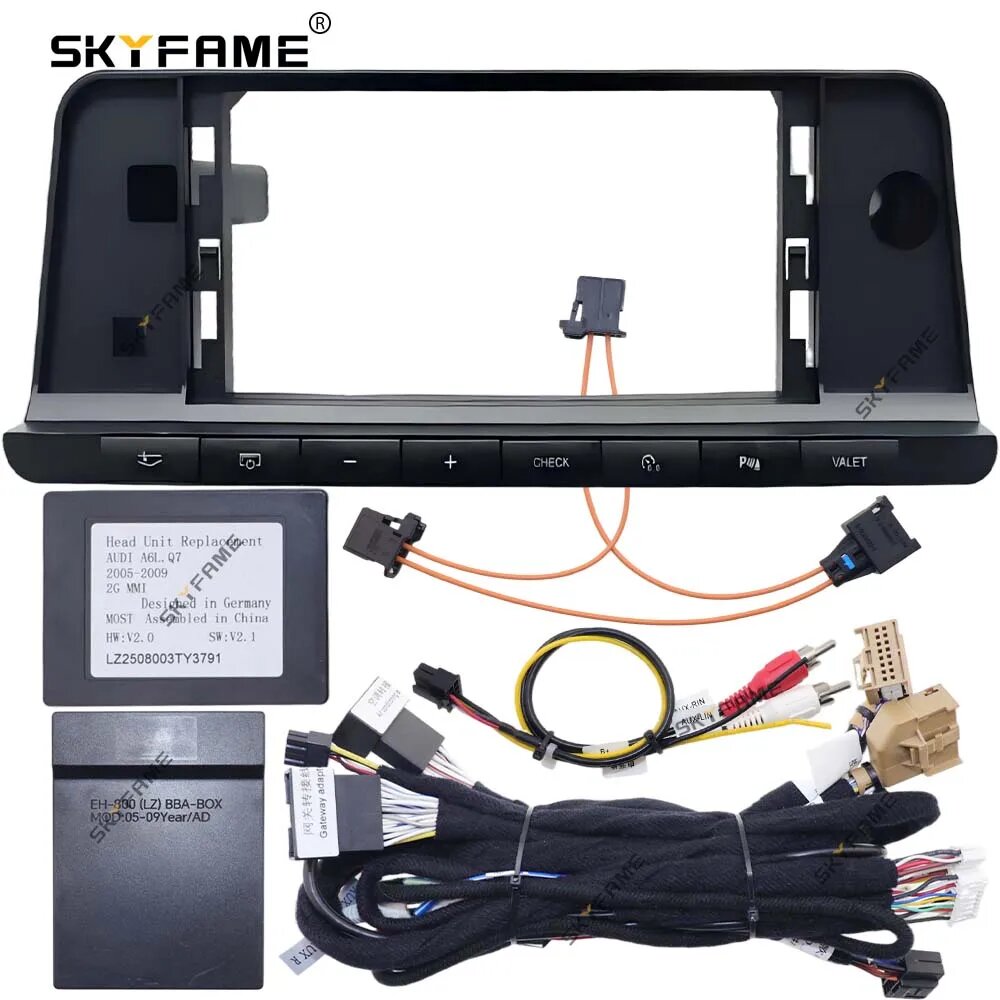 SKYFAME Рамка для Android магнитолы Audi Q7 05-09