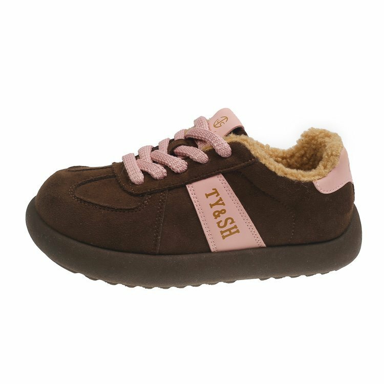 ВесКеды ИзнСтой AIS Кроссовки Женщины Осень Зима Нескользкий Толстый Флис Британский Связка/Yellow