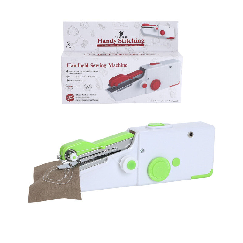 Электрическая ручная швейная машина с квадратной головкой, высокий внешний вид, для домашнего использования, прямые поставки от производителя, низкое энергопотребление, портативная машина для раскроя одежды