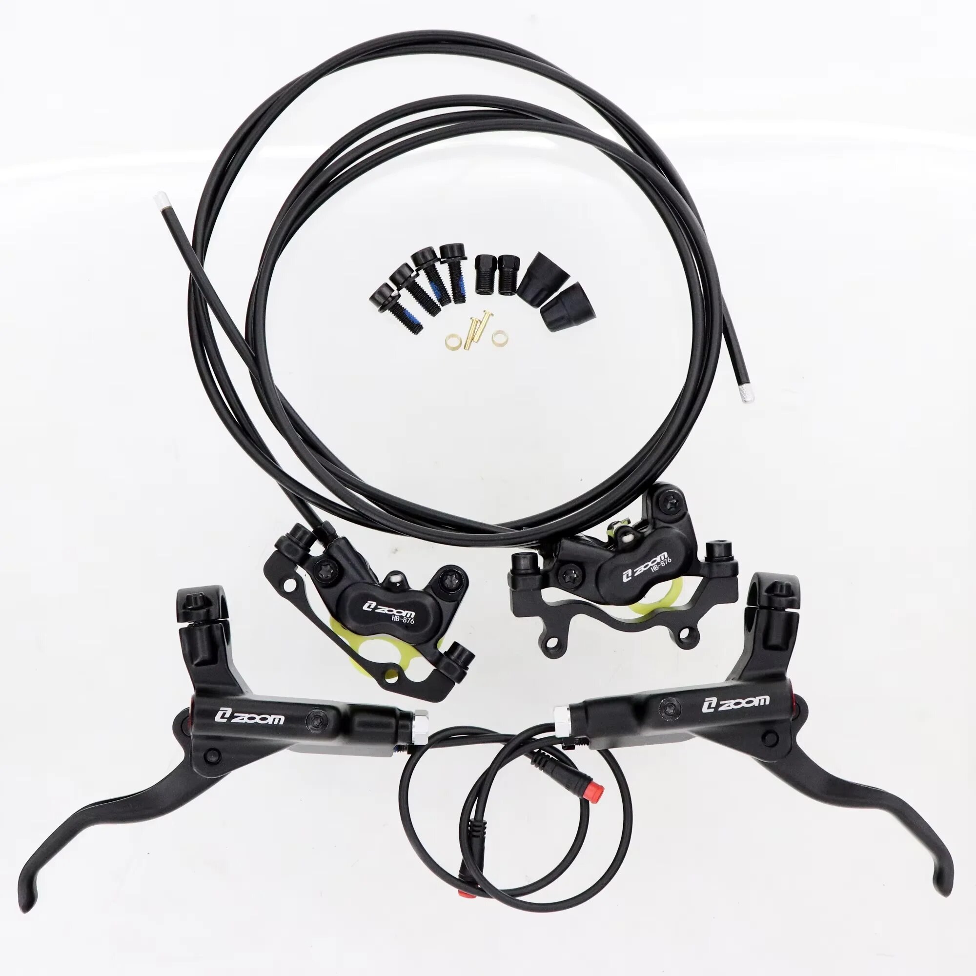 ZOOM HB876-E Гидравлический дисковый тормоз Черный, 4-Piston Black