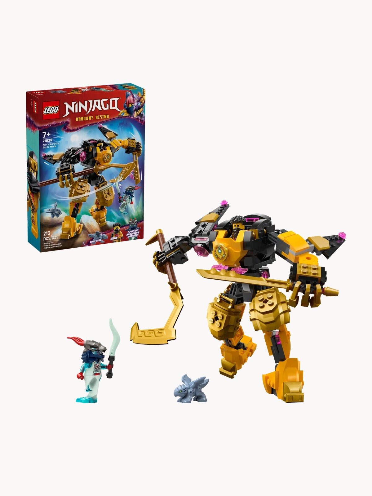 Конструктор LEGO Ninjago 71839 Боевой робот-Кружицу Арина, 213 дет.