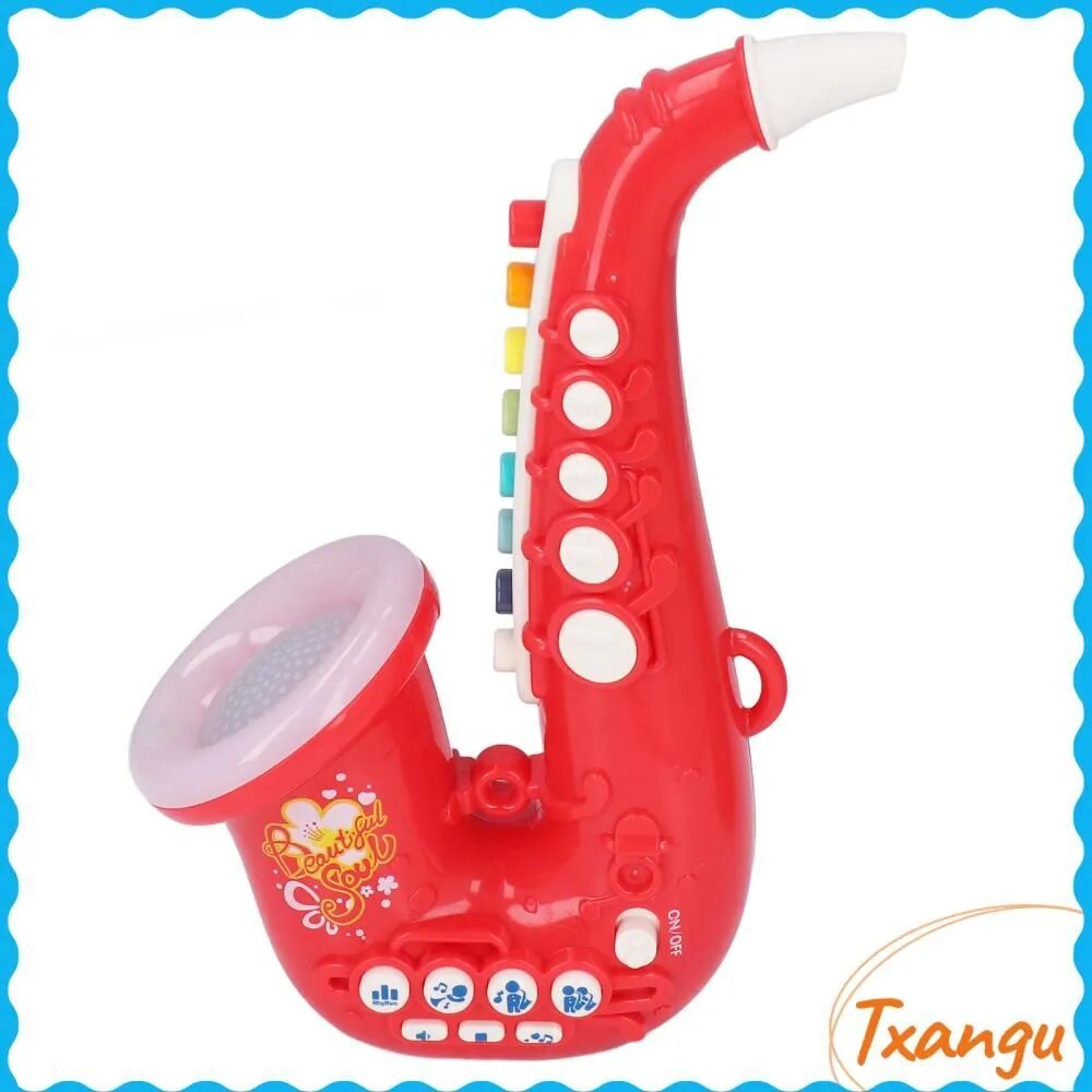 Игрушка саксофон Txangu Красный музыкальная развивающая для детей от 1-3 лет