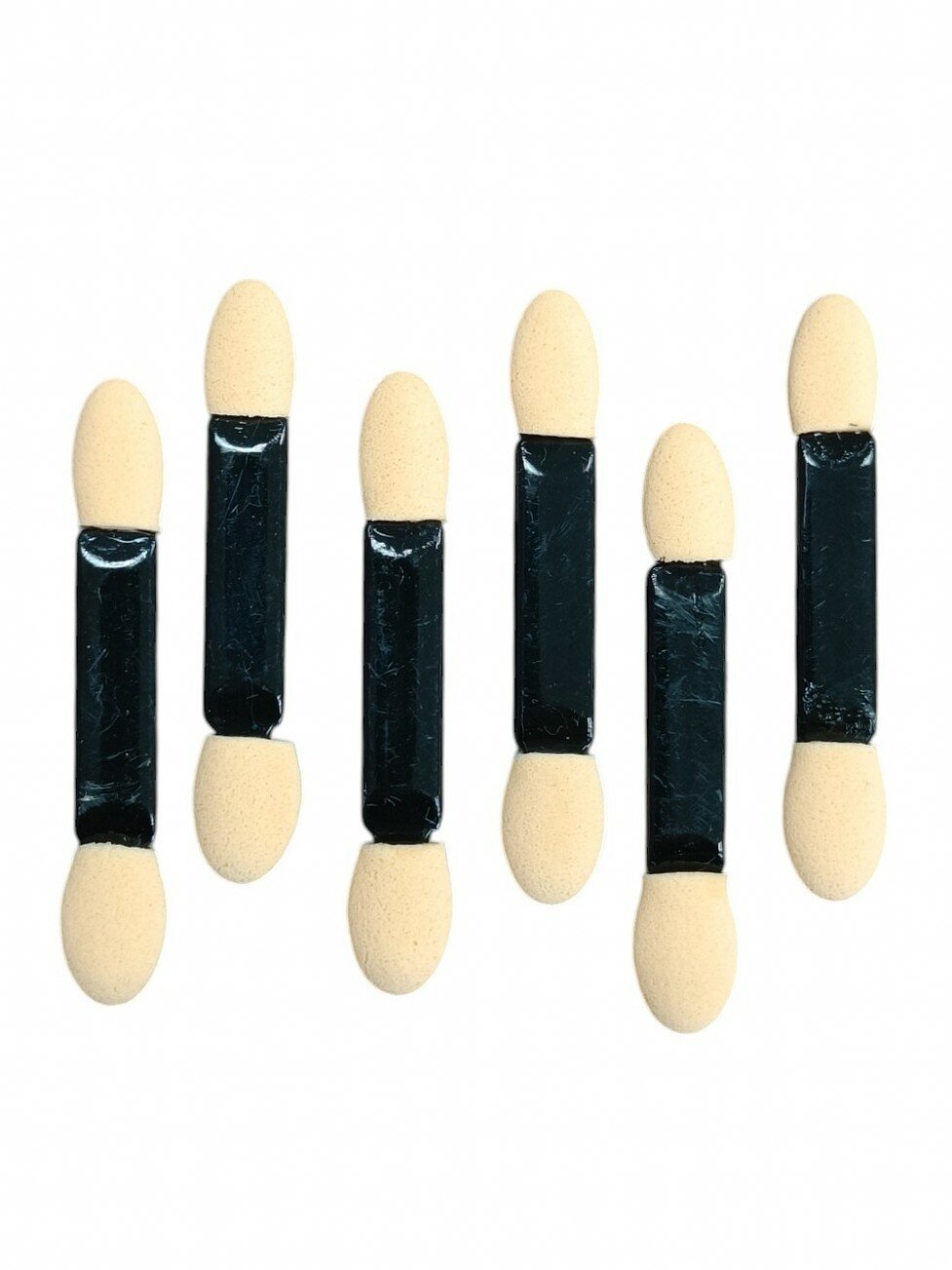 Набор аппликаторов для теней Manfei, 2-сторонний, 6 шт