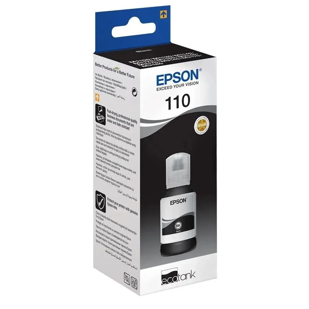 Epson Чернила, оригинал, Черный (black), 1 шт