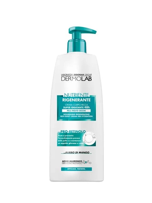 Крем для тела Deborah Dermolab 48H HYDRATATION con PRO-RETINOLO, 330 мл