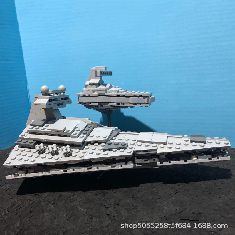MOC мелкие частицы мини-строительные блоки серии «Звездные войны» 17480 Звездный разрушитель класса «Блокер»