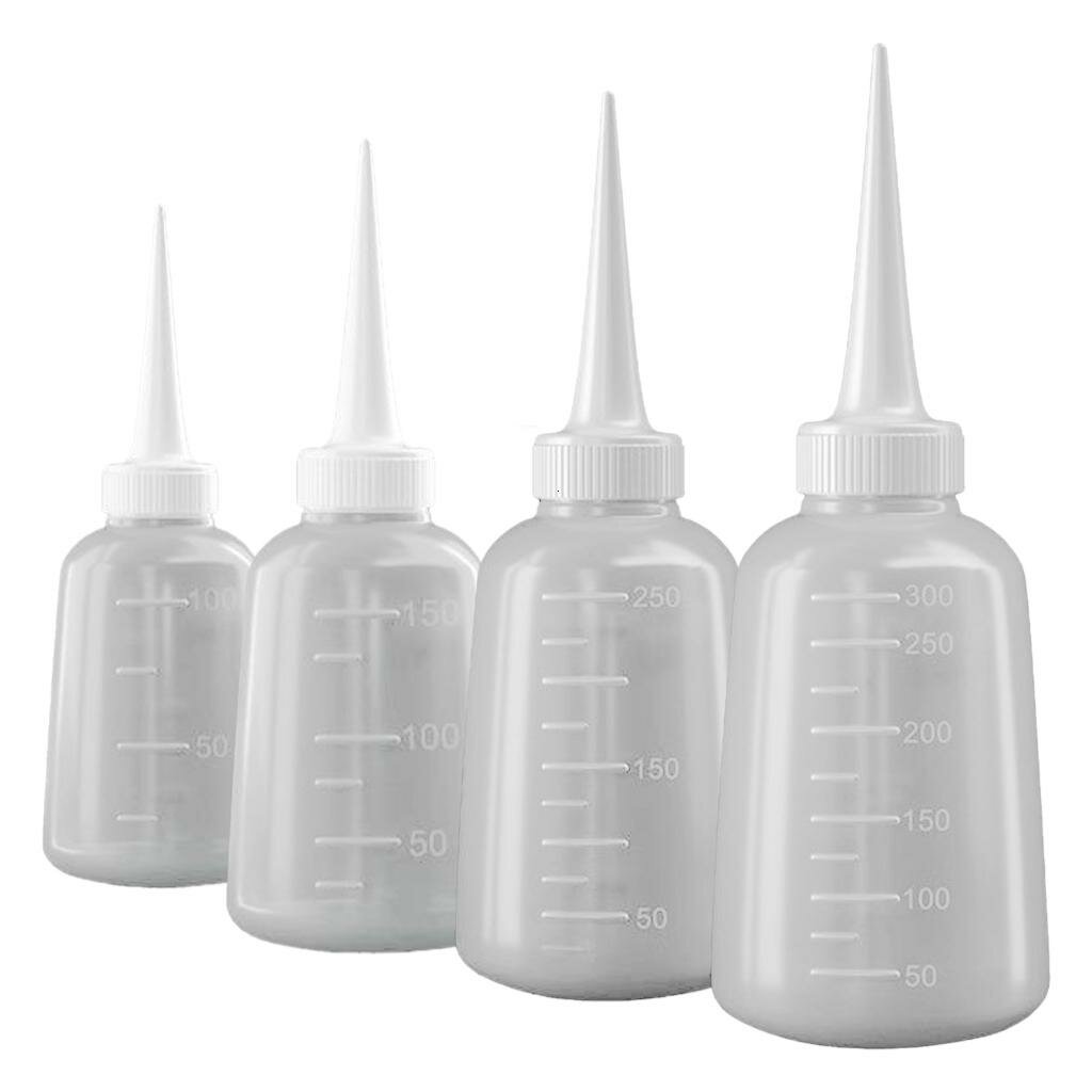 Прозрачные дозаторы для клея и масла, 4 шт.