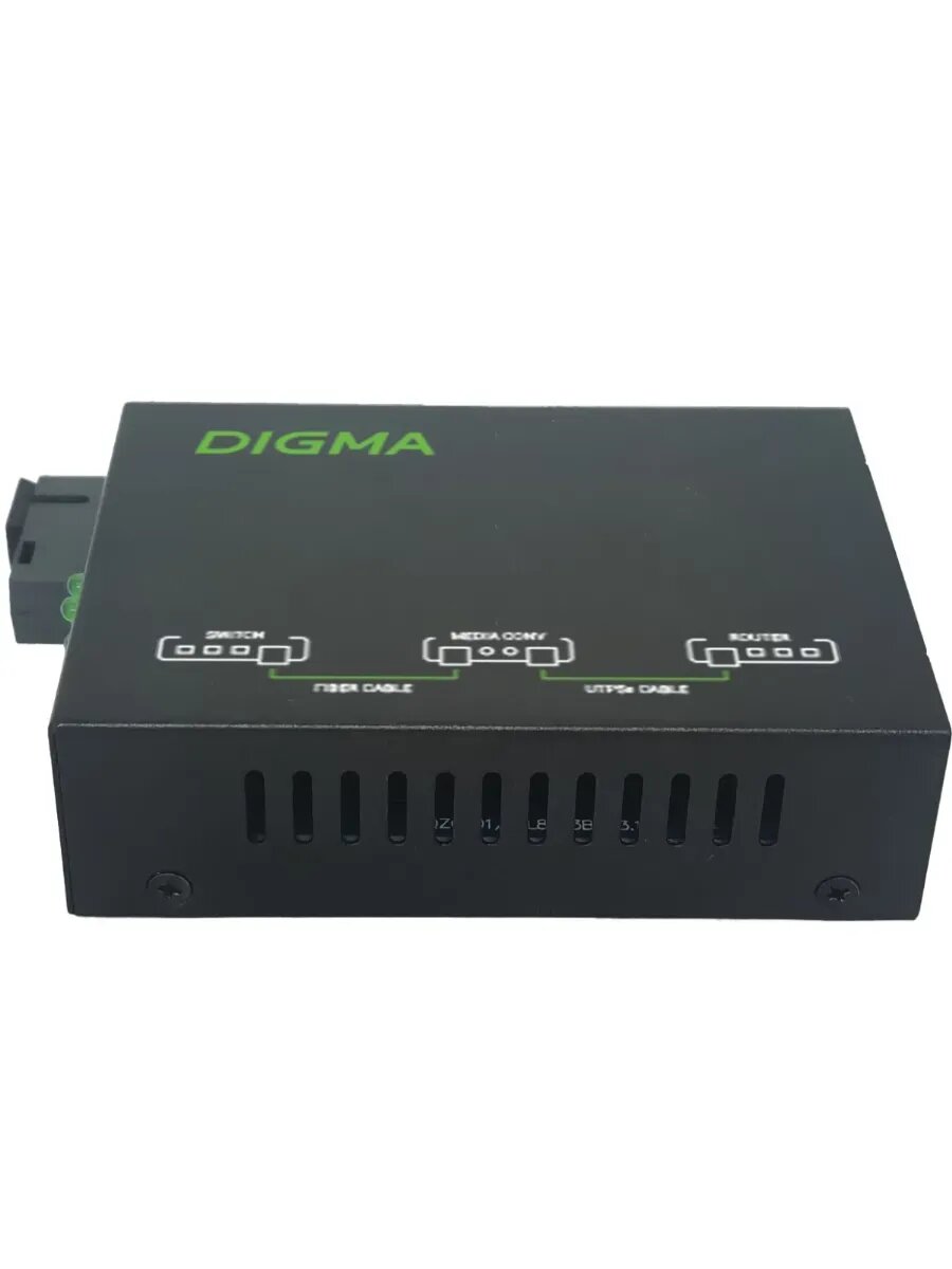 Медиаконвертер Digma DMC-1G53-20BL