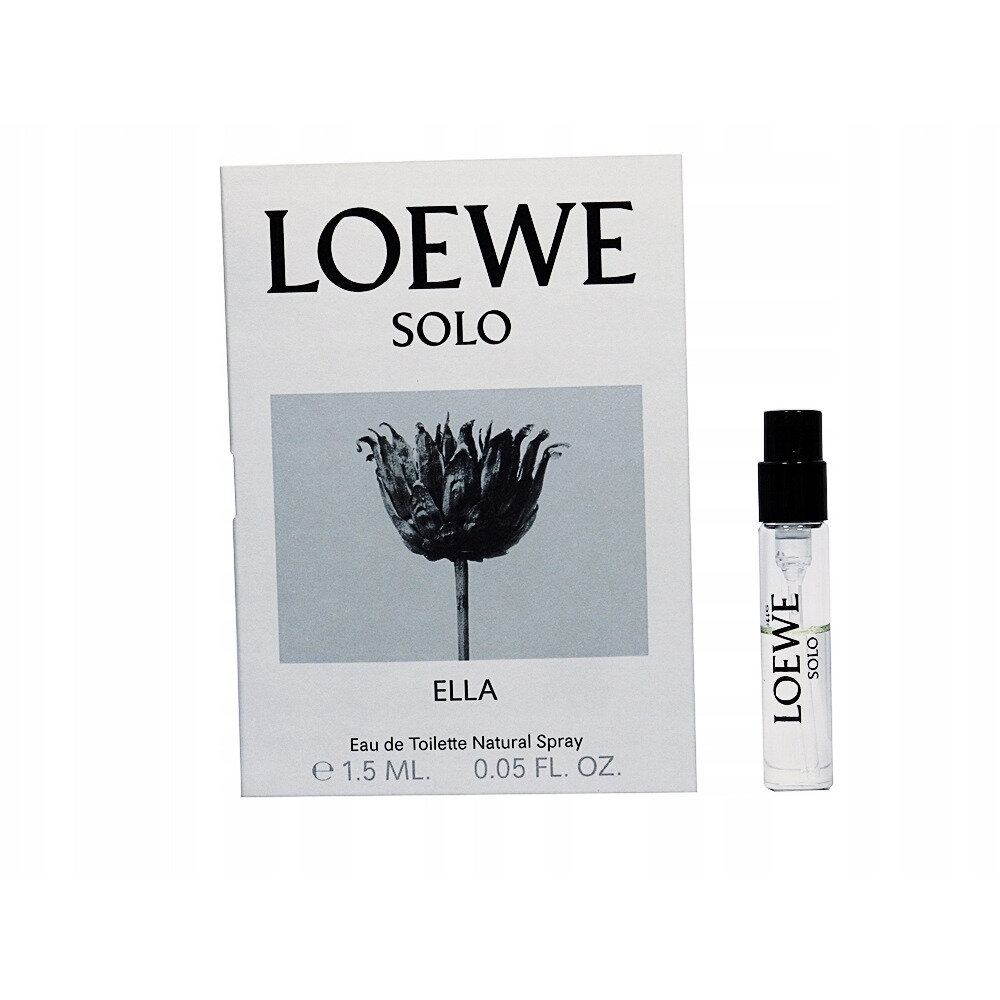 Туалетная вода Loewe Solo Loewe Ella Eau De Toilette миниатюра 1.5 мл / Пробник духов Лоеве Соло Лоеве Элла Туалетная Вода