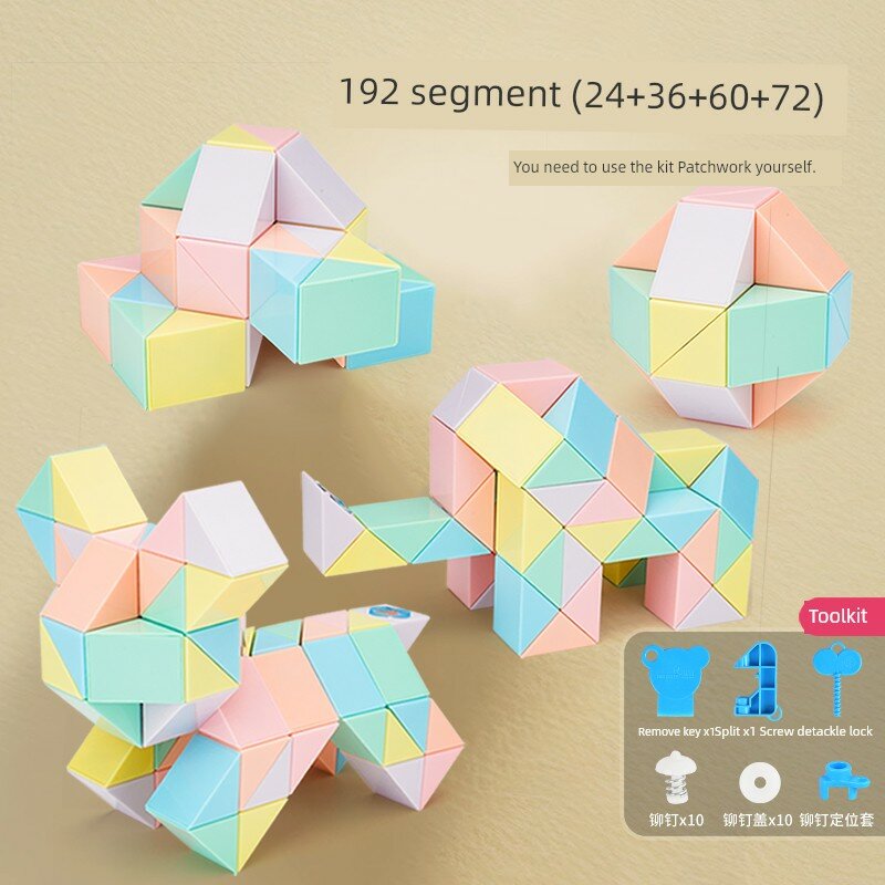 Diansheng Macaron Variety Magic Ruler, 24 секции, 36 секций, 72 детского сада, 48 шлифовальных зубов, 1080, начальная