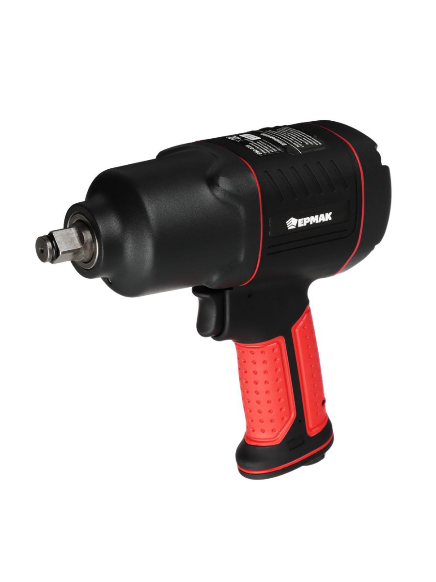 Гайковерт Ермак, пневматический, ударный, класс инструмента полупрофессиональный, 1/2", 800Нм