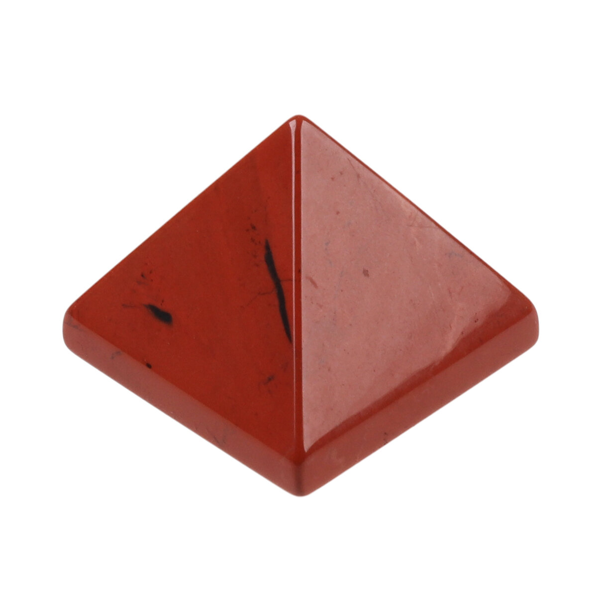 Пирамида из натурального камня Красная Яшма (2,5 x 3 x 3 см)