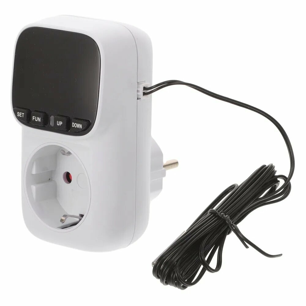 Терморозетка Из Пластика Для Контроля Температуры С Цифровым Регулятором 1 Комплект