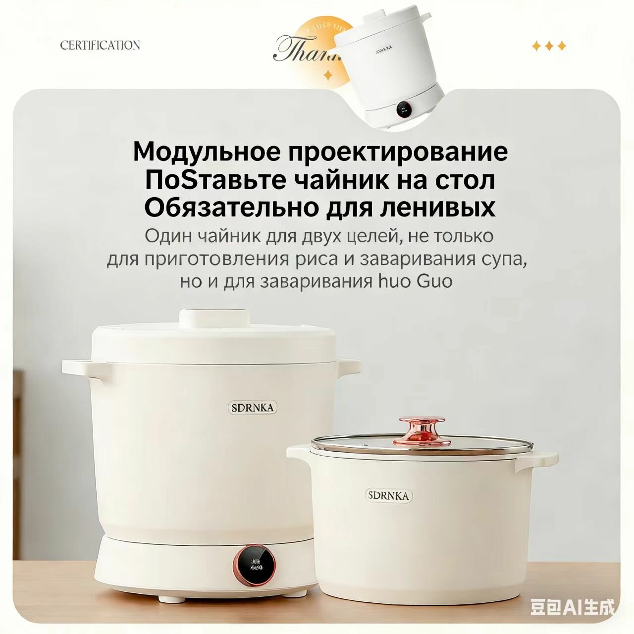 Мультиварка Kitfort КТ-221, "2 в 1", антипригарное покрытие, 1,8л