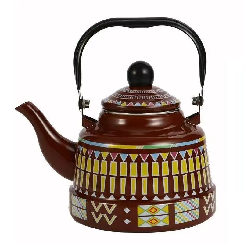 Эмалированный чайник, эмалированный чайный сервиз, кипяток, кухня 1,7 л