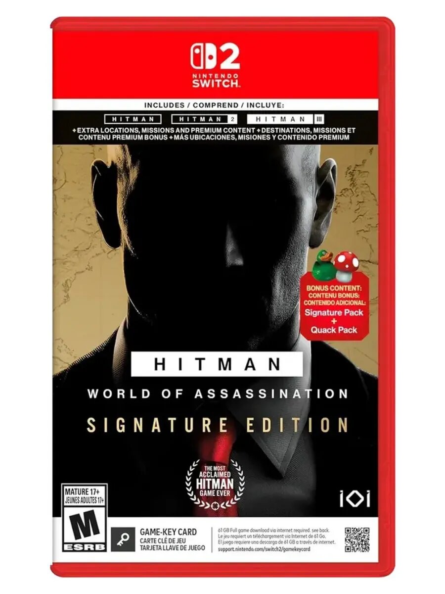 Игра NS2 "Hitman World of Assassination", экшн, приключения, шутер