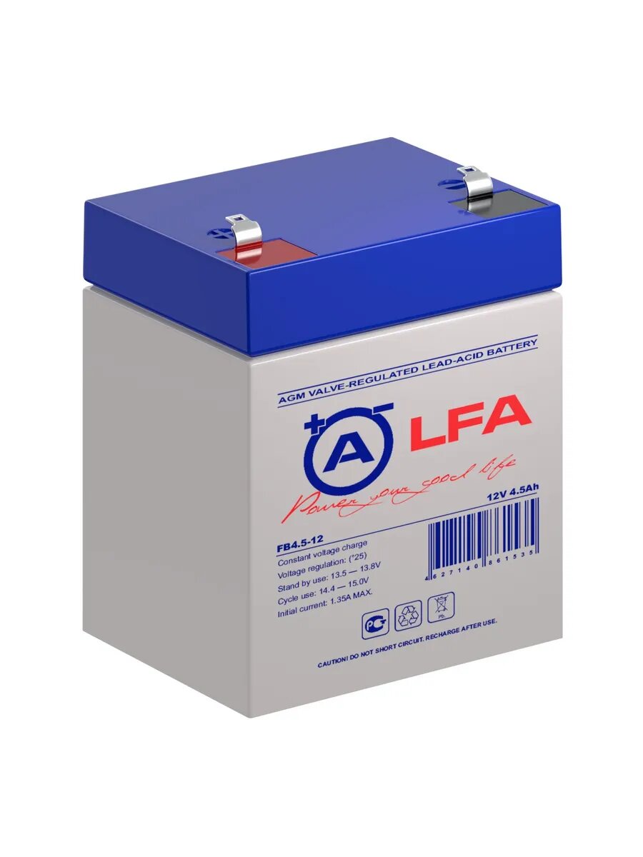 Аккумулятор LFA FB4.5-12 12V 4.5Ач 90x70x100 унив. пол.