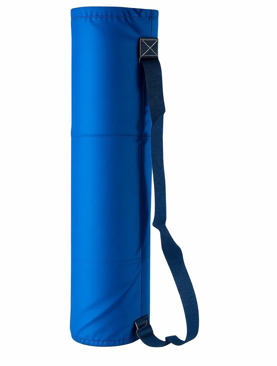 Универсальная сумка чехол мешок для фитнеса и йоги размер 16 х 70 см (синий)