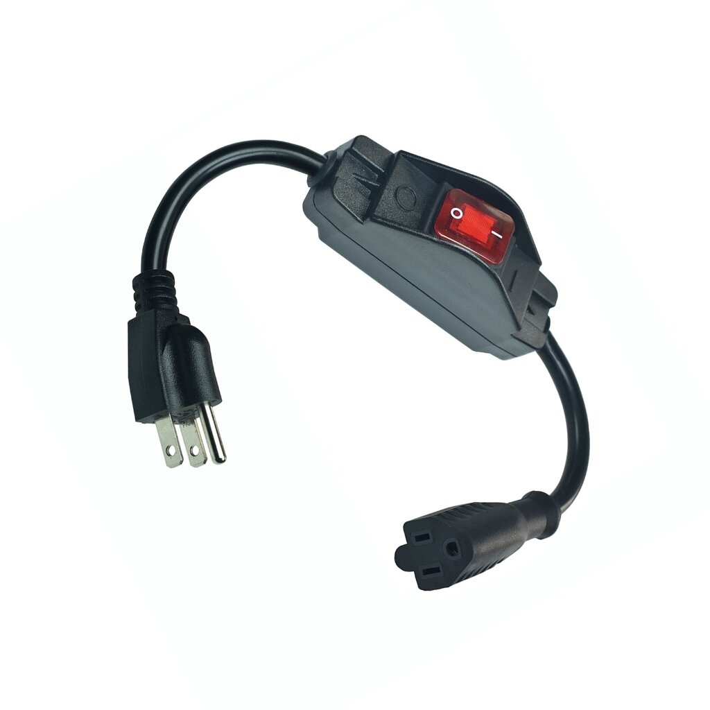 Наружный удлинитель с переключателями, Водонепроницаемый кабель питания на 16 А и 250 В