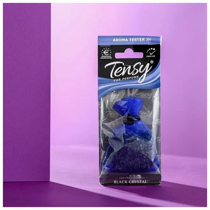 Освежитель (ароматизатор) подвесной мешочек с гранулами Tensy Черный лед TENSY арт. TTE11 - высокое качество