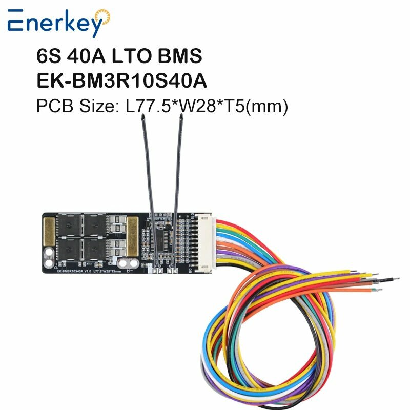 Enerkey 6S 40A LTO BMS EK-BM3R10S40A