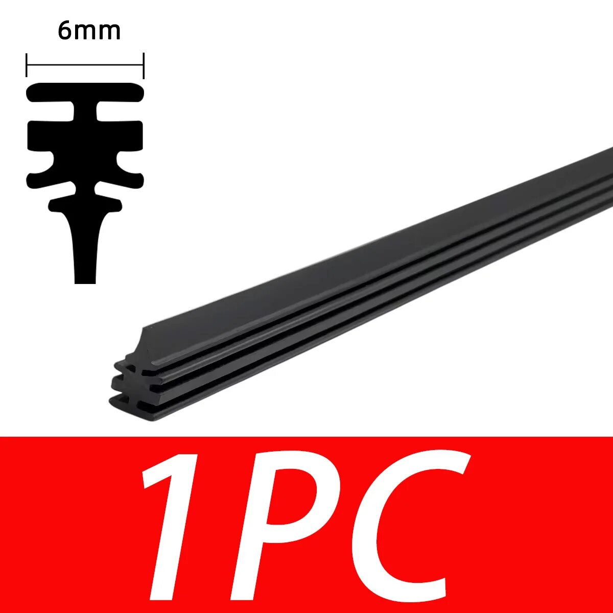 Щетка стеклоочистителя 22" черная, 1 шт.