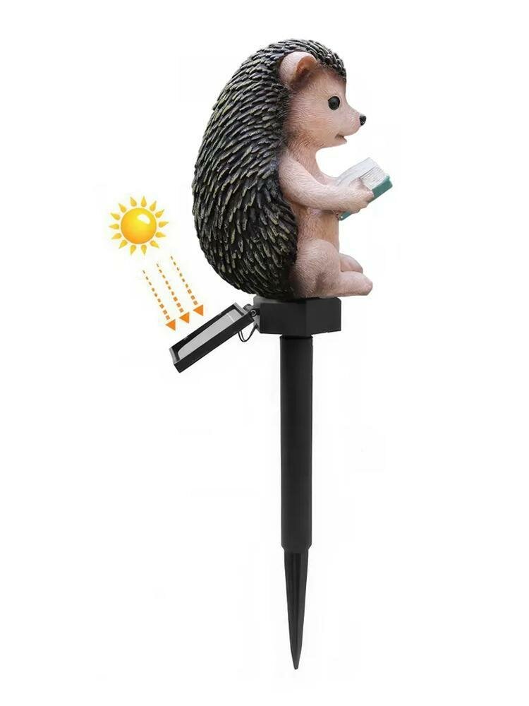 Уличный фонарь Solar hedgehog, садовый светильник, установленный на земле