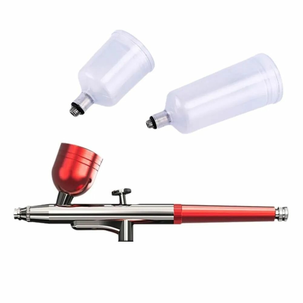 Аэрограф с воздушным насосом-красный