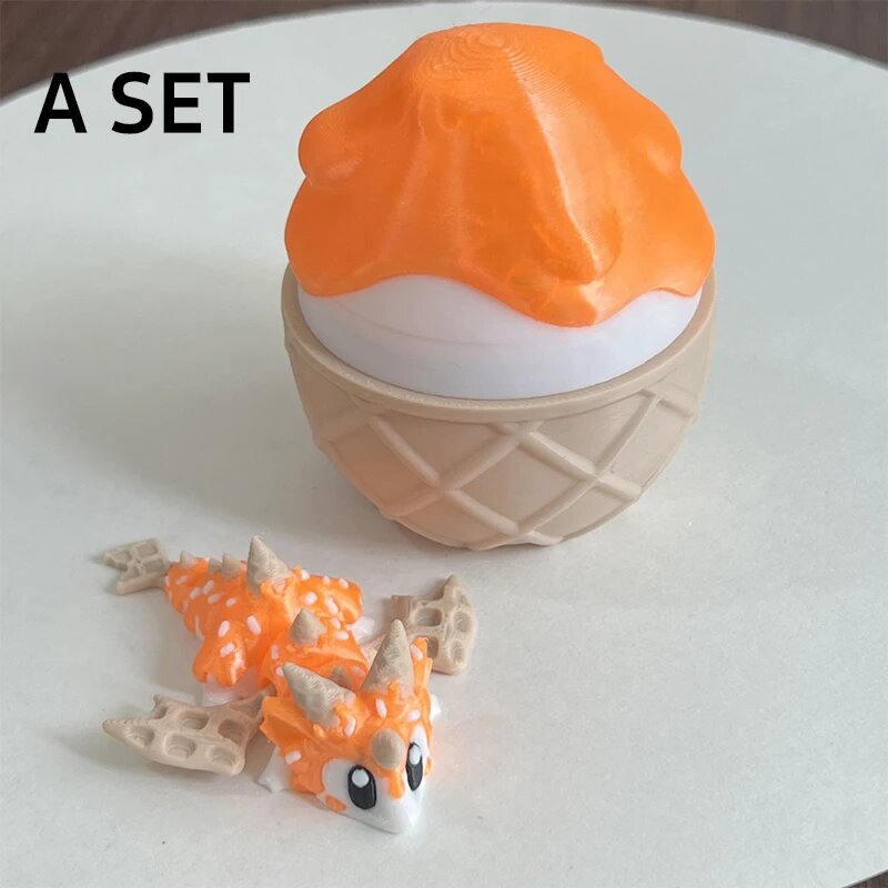 Фигурка дракончика в яйце, набор A4 Set