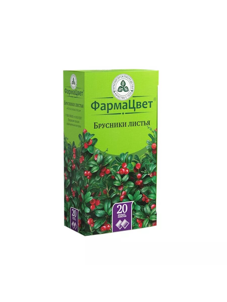 Брусники лист 20 шт. фильтр-пакеты