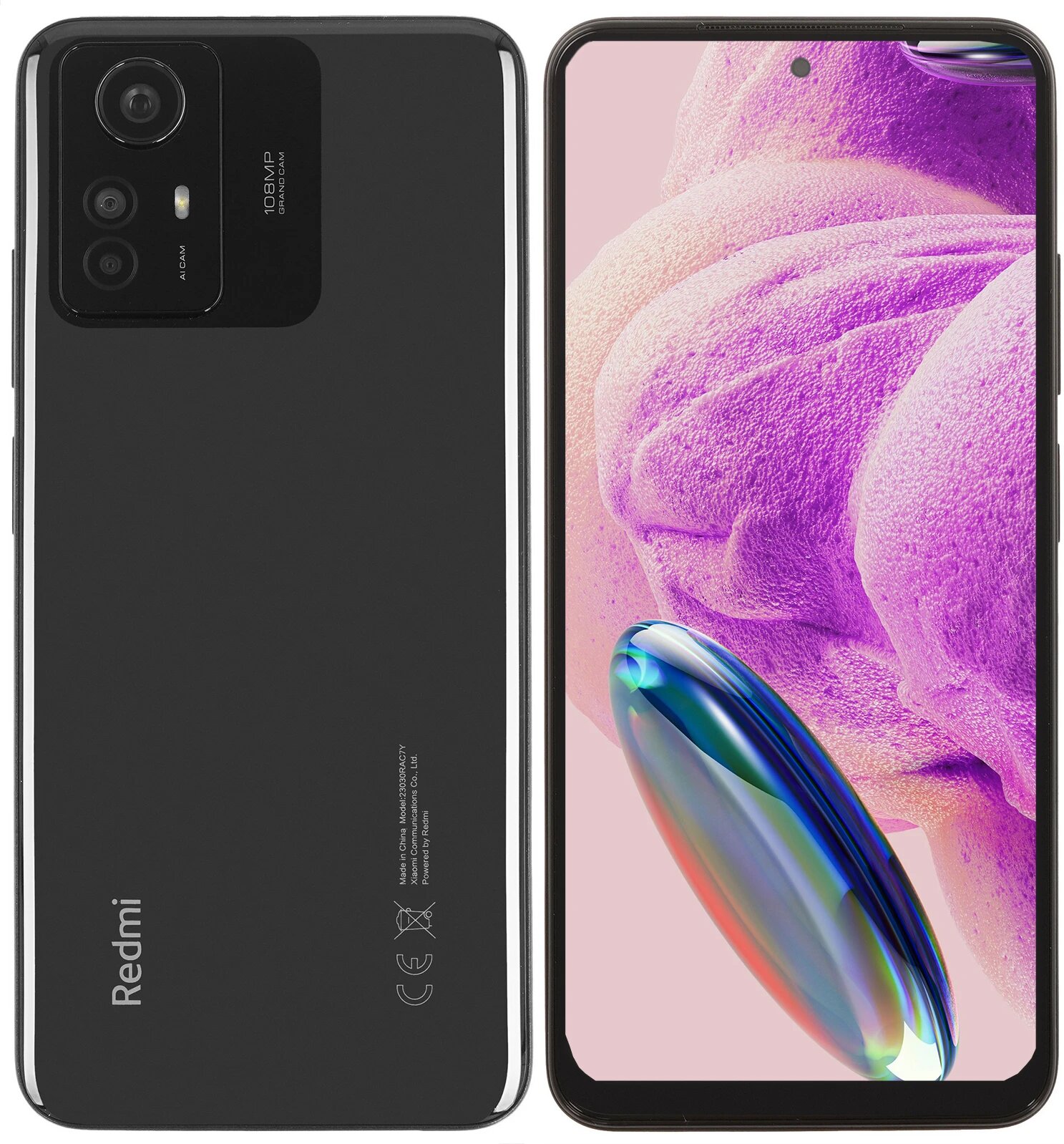 Смартфон Xiaomi Redmi Note 12S 8/256 ГБ, Dual nano SIM, black