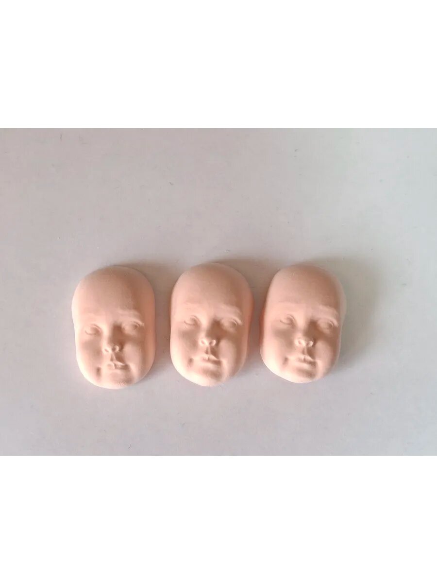 Набор лиц для ватной игрушки - 3 шт.