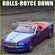 Rolls-Royce игрушечная модель 1/24, Темно синий, длина 21 см, с открывающимися д...
