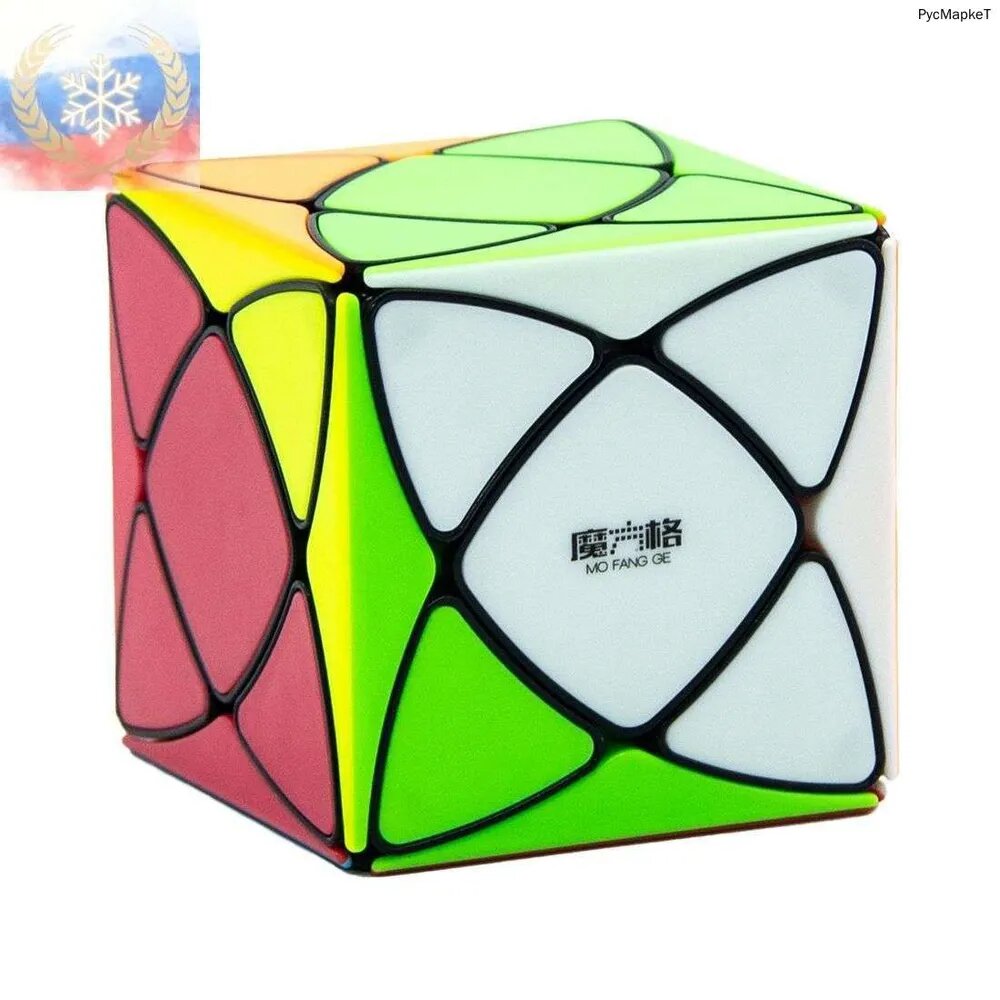Головоломка QiYi Super Ivy Cube: Головоломка Рубика из пластика для детей от 3 лет, размер 56x56x56мм
