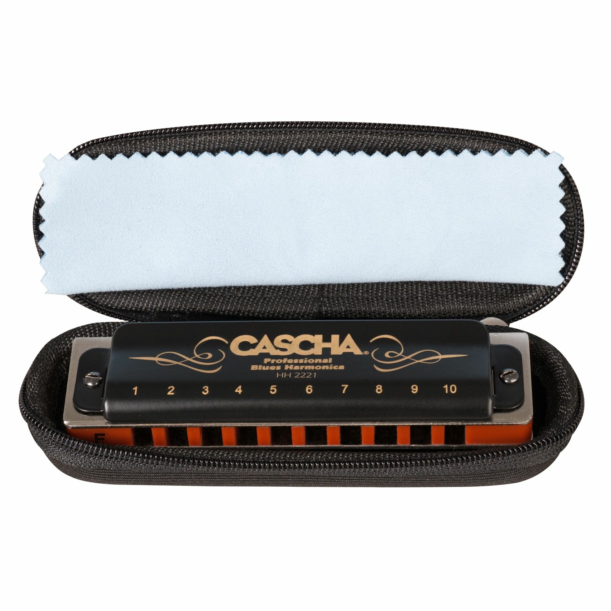Губная гармошка Cascha Professional Blues F