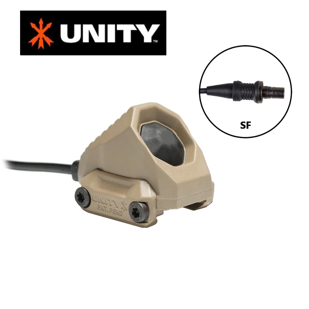 Тактический переключатель давления UNITY AXON SL, бежевый, SF Plugs DE
