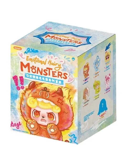 JOTOYS Эмоциональный пушистый монстр мягкая подвеска игрушка-случайная слепая коробка