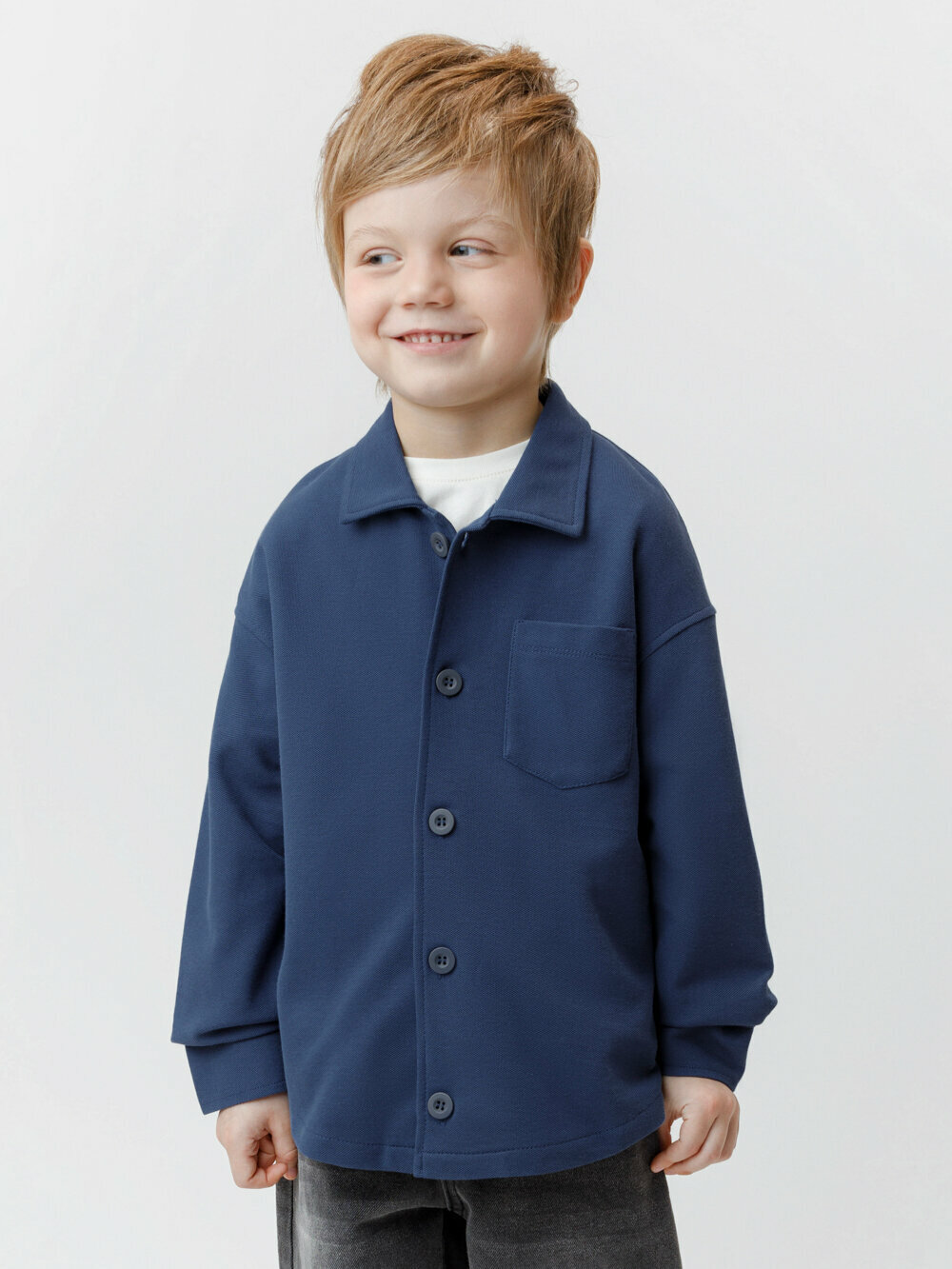 Рубашка хлопковаяа для мальчика