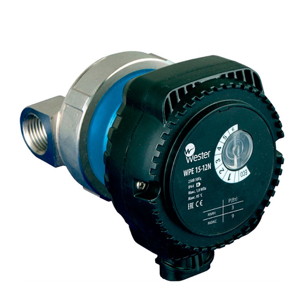 Насос циркуляционный Wester ГВС WPE 15-12N, 0-18-0098