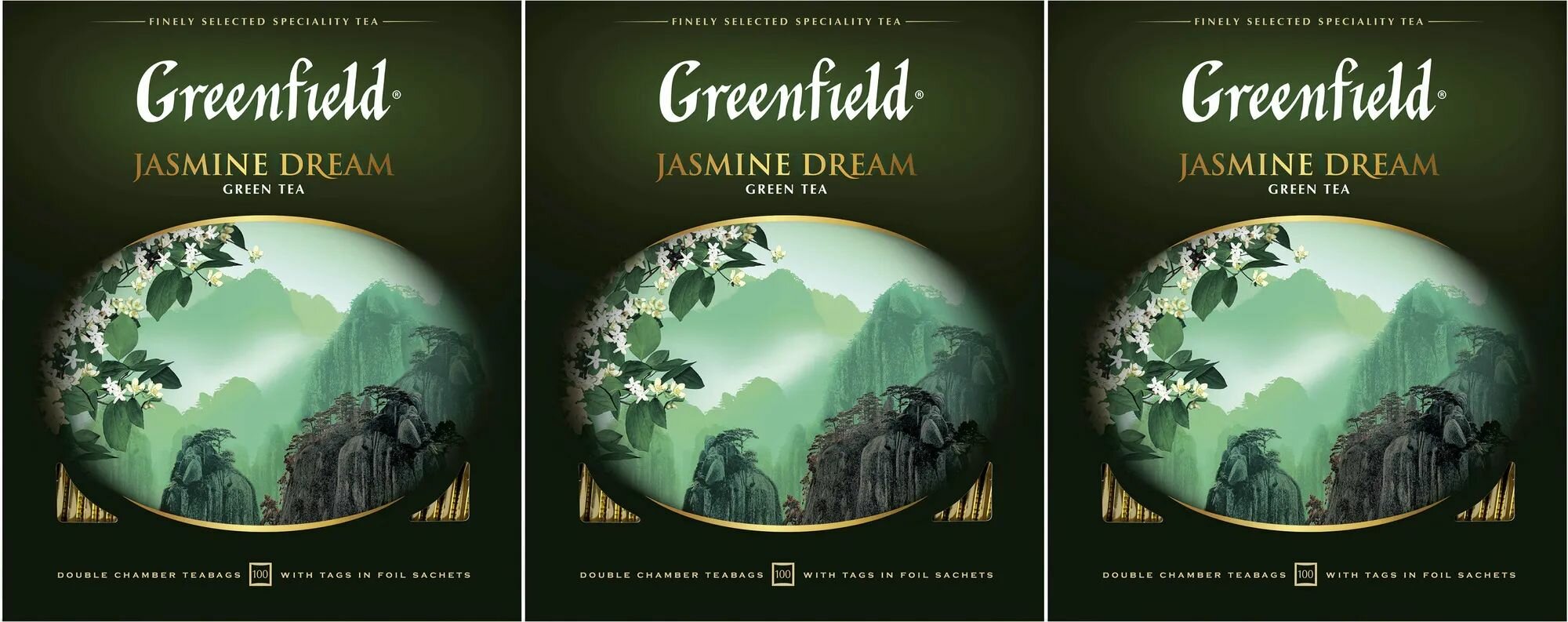 Набор Greenfield Jasmine Dream 100 пак. Х 3 шт