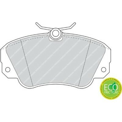 Колодки тормозные дисковые FERODO FDB686 Cadillac Catera, Opel Omega A, Omega B, Senator B Vauxhall Carlton, Omega, Senator, Opel Ferodo