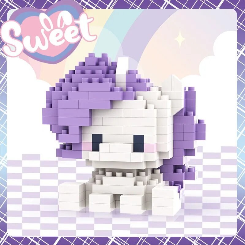 Конструктор пони с совместимыми деталями, развивающий, сборочный, идеальный подарок