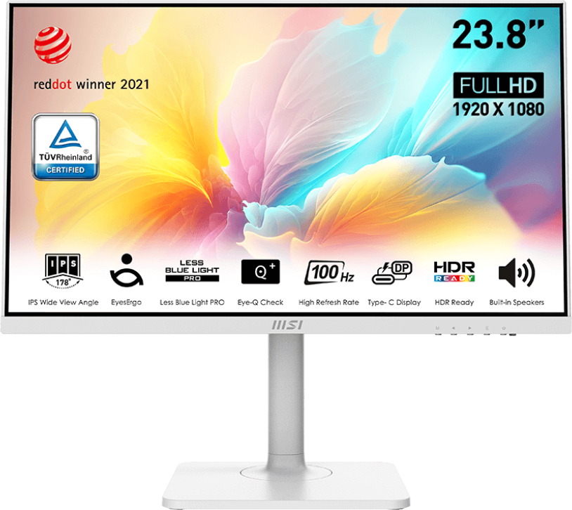 Монитор MSI Modern MD2412PW (9S6-3PA59H-096) белый