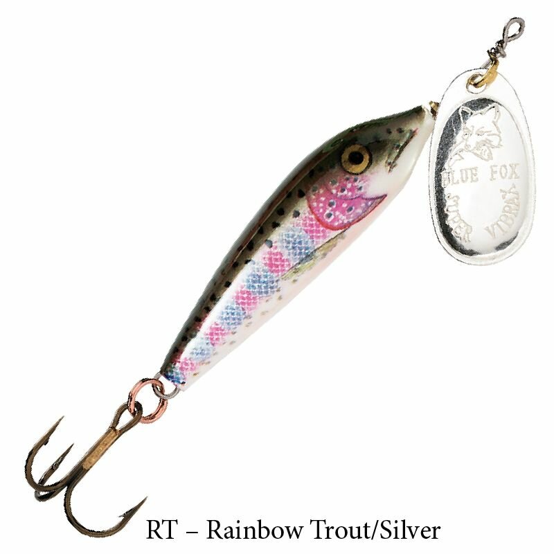 Блесна вращающаяся Blue Fox Vibrax Minnow Spin 2 RT 3.5 гр