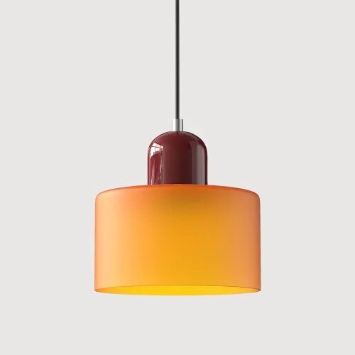 Nordic E27 Glass Pendant Lights Led Bedroom Bedside Lamps Colorful Modern Restaurant Bar Chandelier Lighting Atmosphere Torch