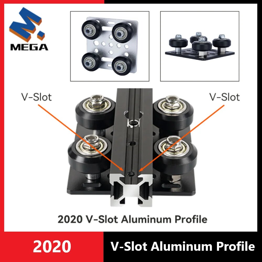V-образные колеса Openbuilds 2020 Pulley Kit A — фото 1