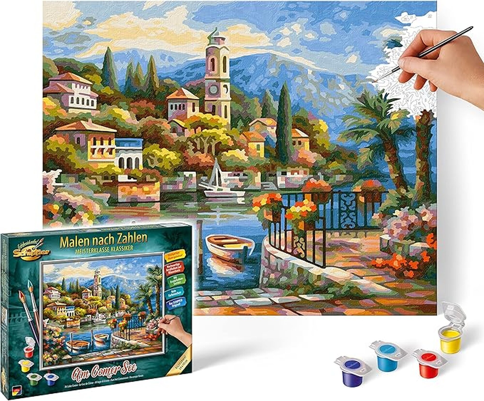 Набор для рисования по номерам Schipper - Картина по номерам На озере Комо, 24 x 30 см - Шиппер 609240798